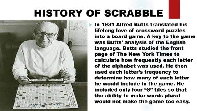 P.E 8:SCRABBLE (3RD GRADING) | PPTX | Board Games and Puzzles | Games ...