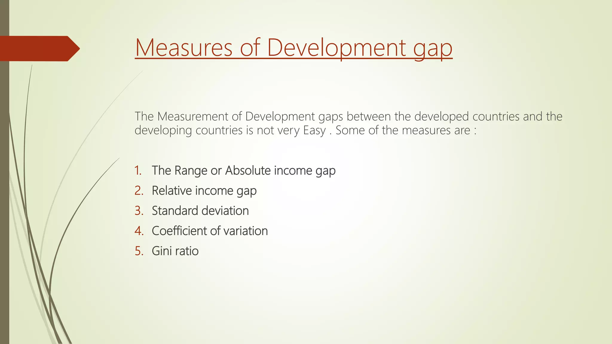 development gap | PPTX