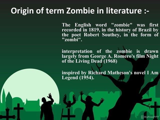 Zombie | PPTX | Genres
