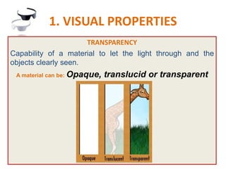 Properties of materials | PPTX