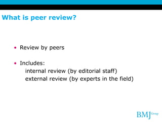 presentation-1what-do-we-know-about-peer-review.ppt