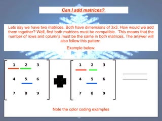 Discrete_Matrices | PPT | Physics | Science