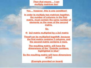Discrete_Matrices | PPT | Physics | Science