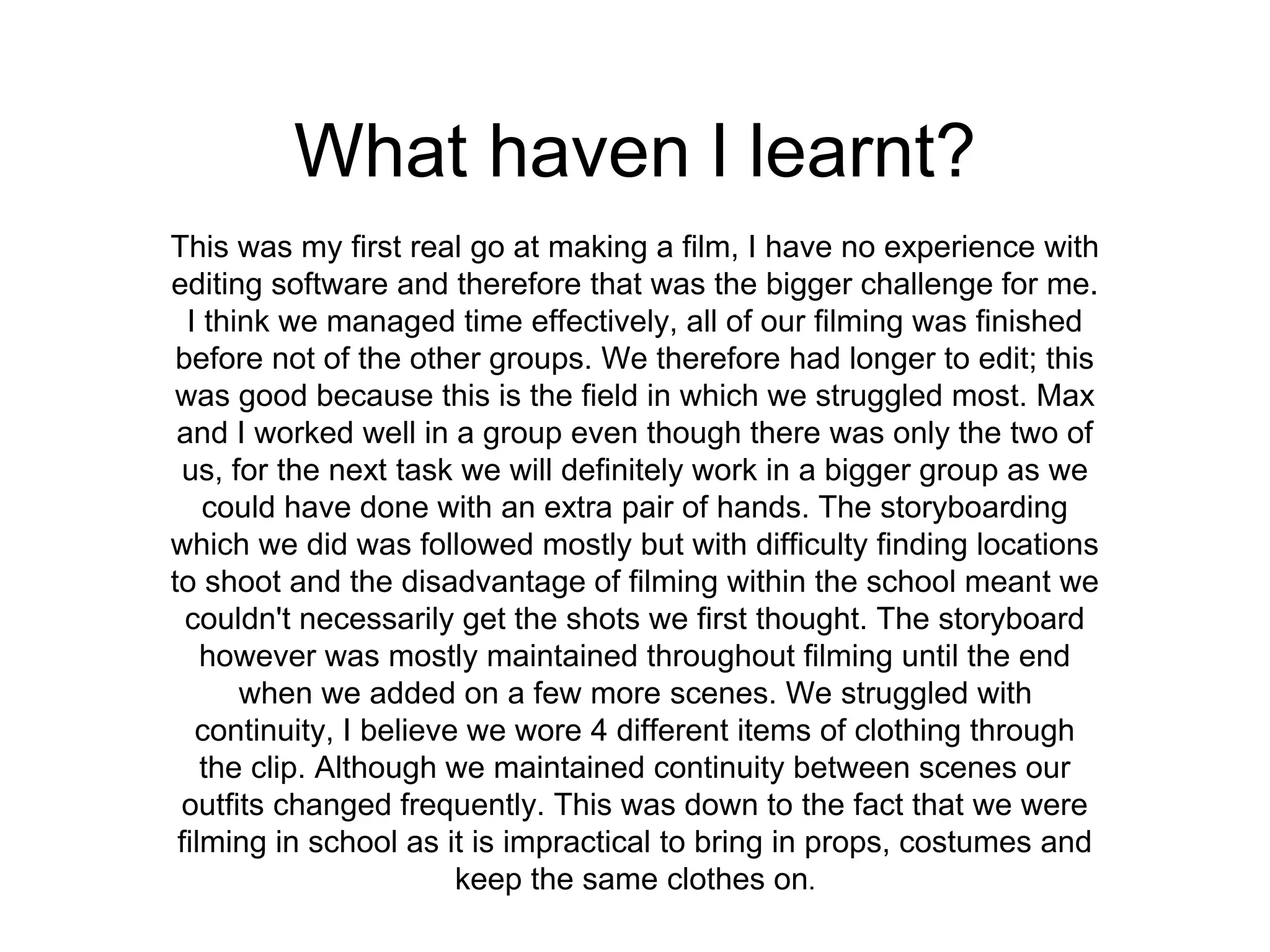 Preliminary Evaluation | PPT