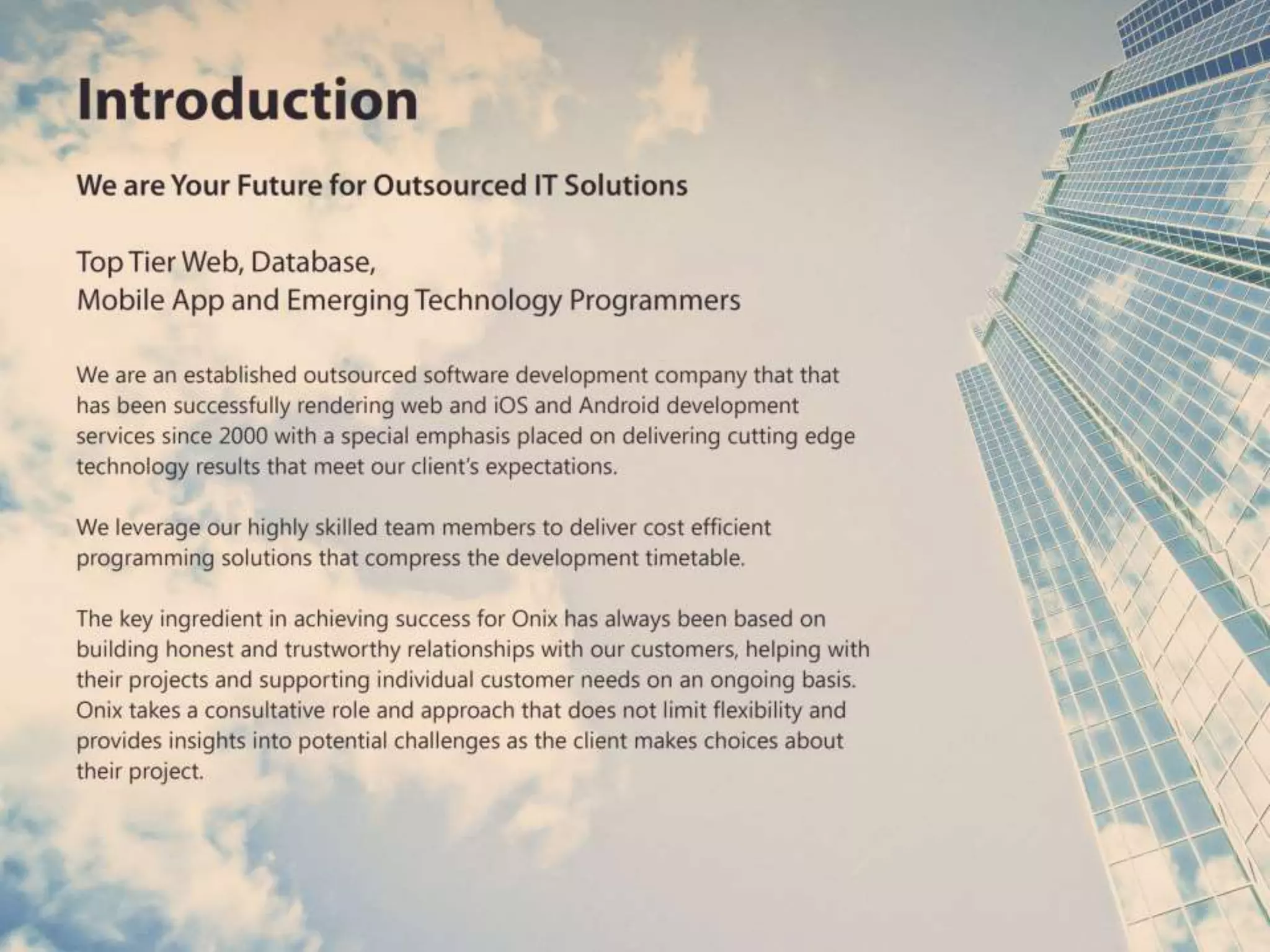 Presentation of Onix-Systems | PPTX