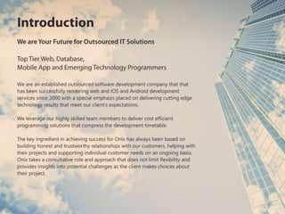 Presentation of Onix-Systems | PPTX