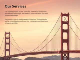 Presentation of Onix-Systems | PPTX