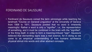 Semiotics (Lit Crit) | PPT
