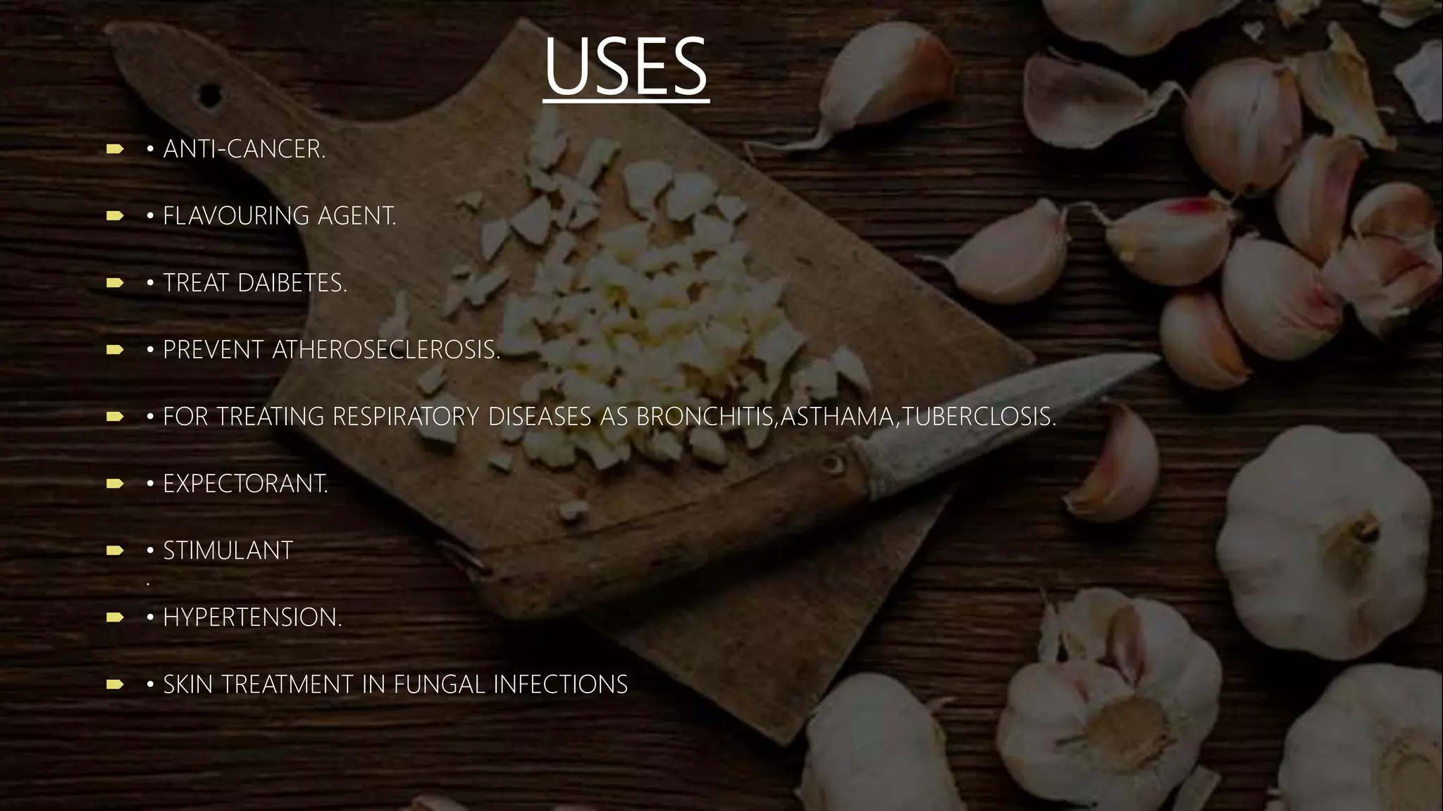 medicinal plant of bangladesh-GARLIC | PPTX | Herbs and Supplements | Alternative Medicine