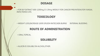 medicinal plant of bangladesh-GARLIC | PPTX | Herbs and Supplements ...