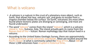 Presentation of Group 2 - Topic Volcanoes | PPT