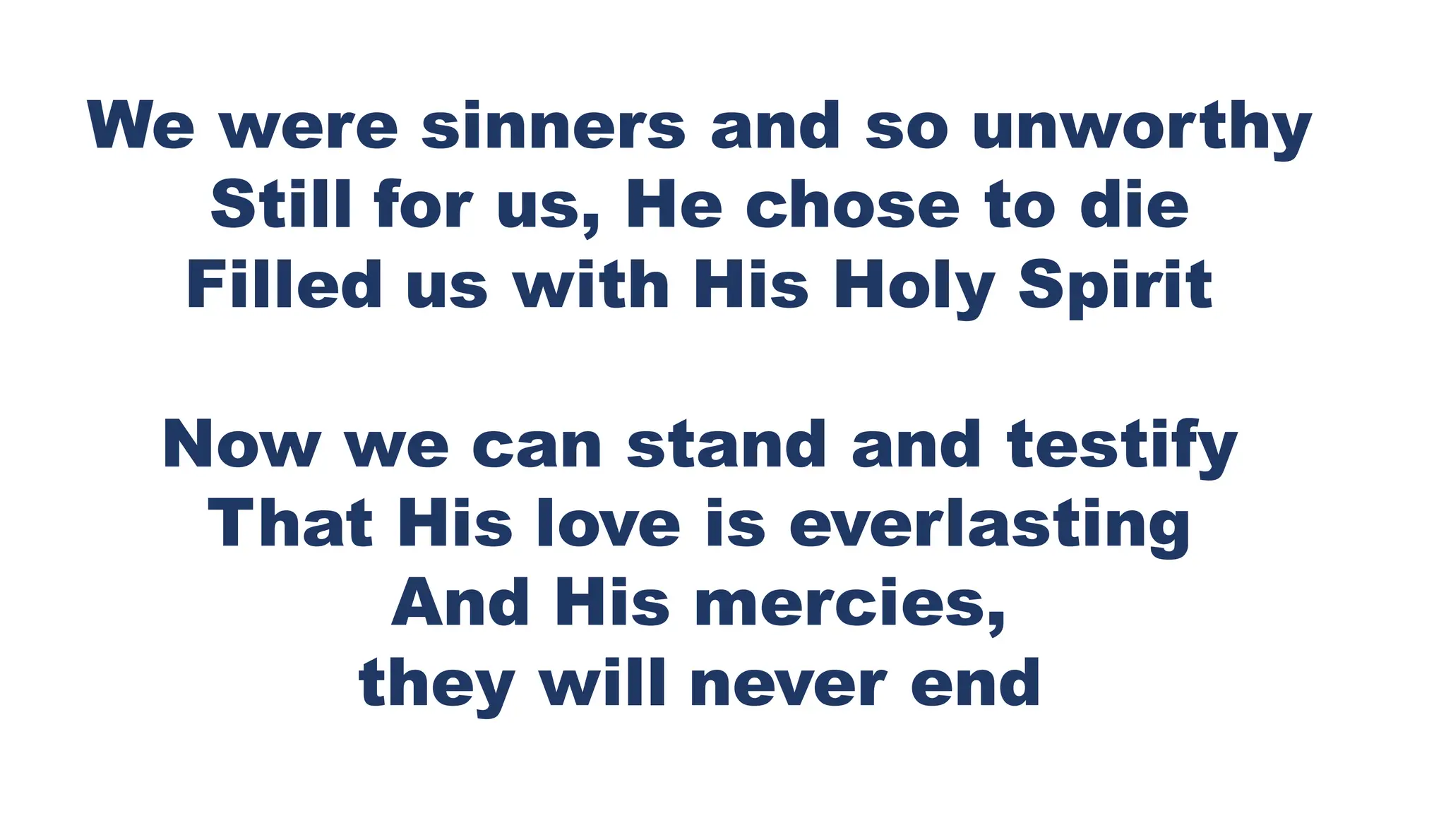 Praise and worship slides will lyrics and pictures | PDF
