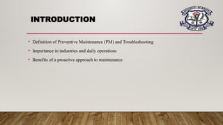Preventive maintenance and troubleshooting ppt-2.pptx