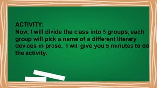 Introduction to the Elements of Poetry (Figures of Speech) | PPT