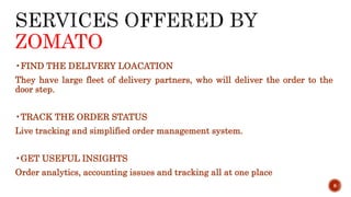 Study on Amazon, Zomato and Dell's Logistics | PPT