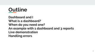 Introduction to a dashboard- An example with Microsoft Power BI | PPT