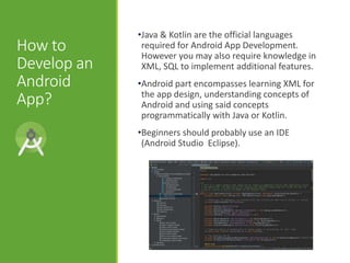 Android Technology | PPTX | Operating Systems | Computer Software and Applications