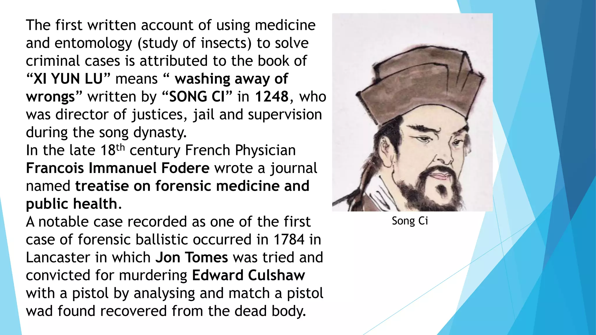 A complete review of Forensic Science and its various branches. | PPTX