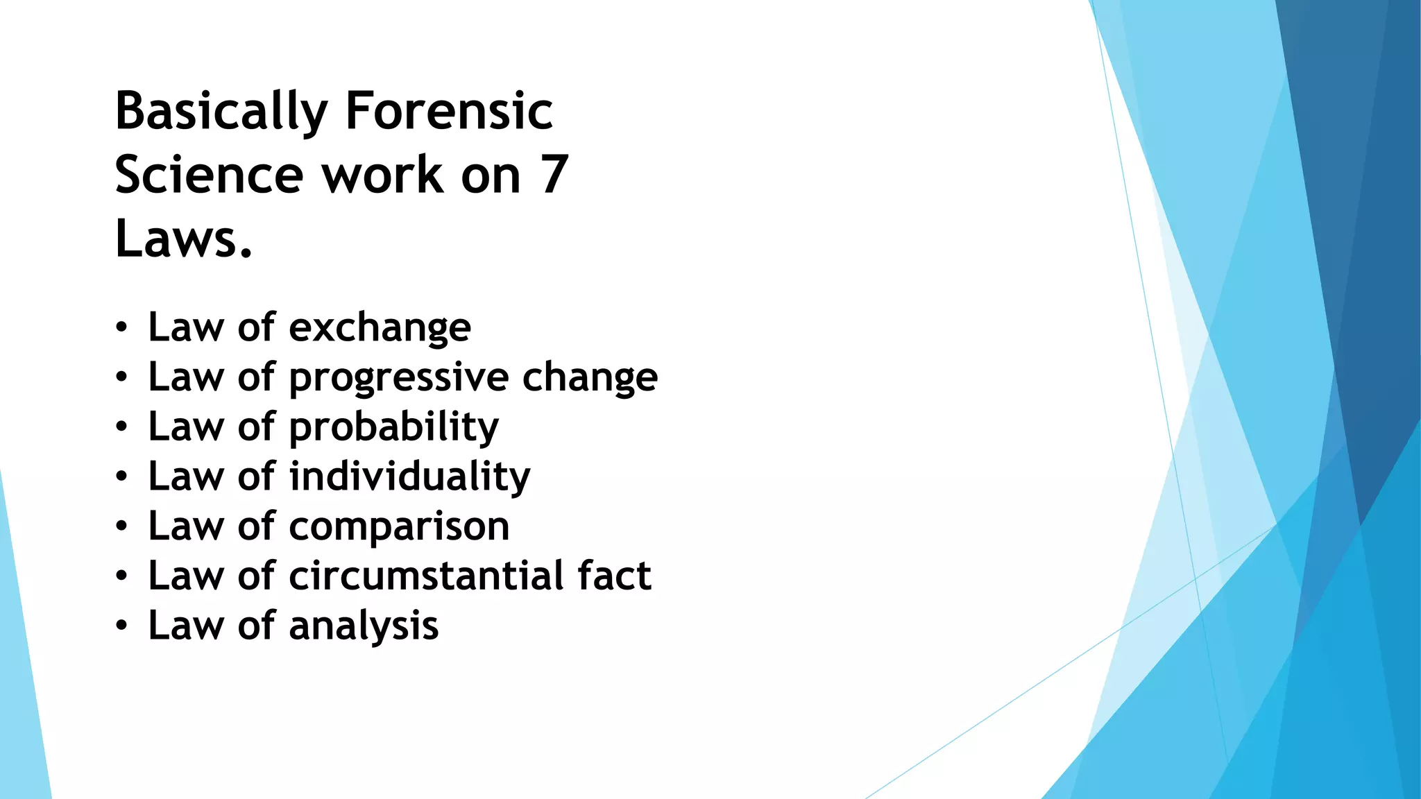 A complete review of Forensic Science and its various branches. | PPTX