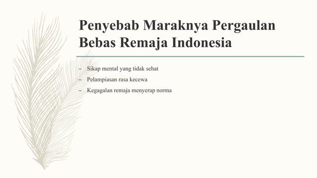 pergaulan bebas | PPTX