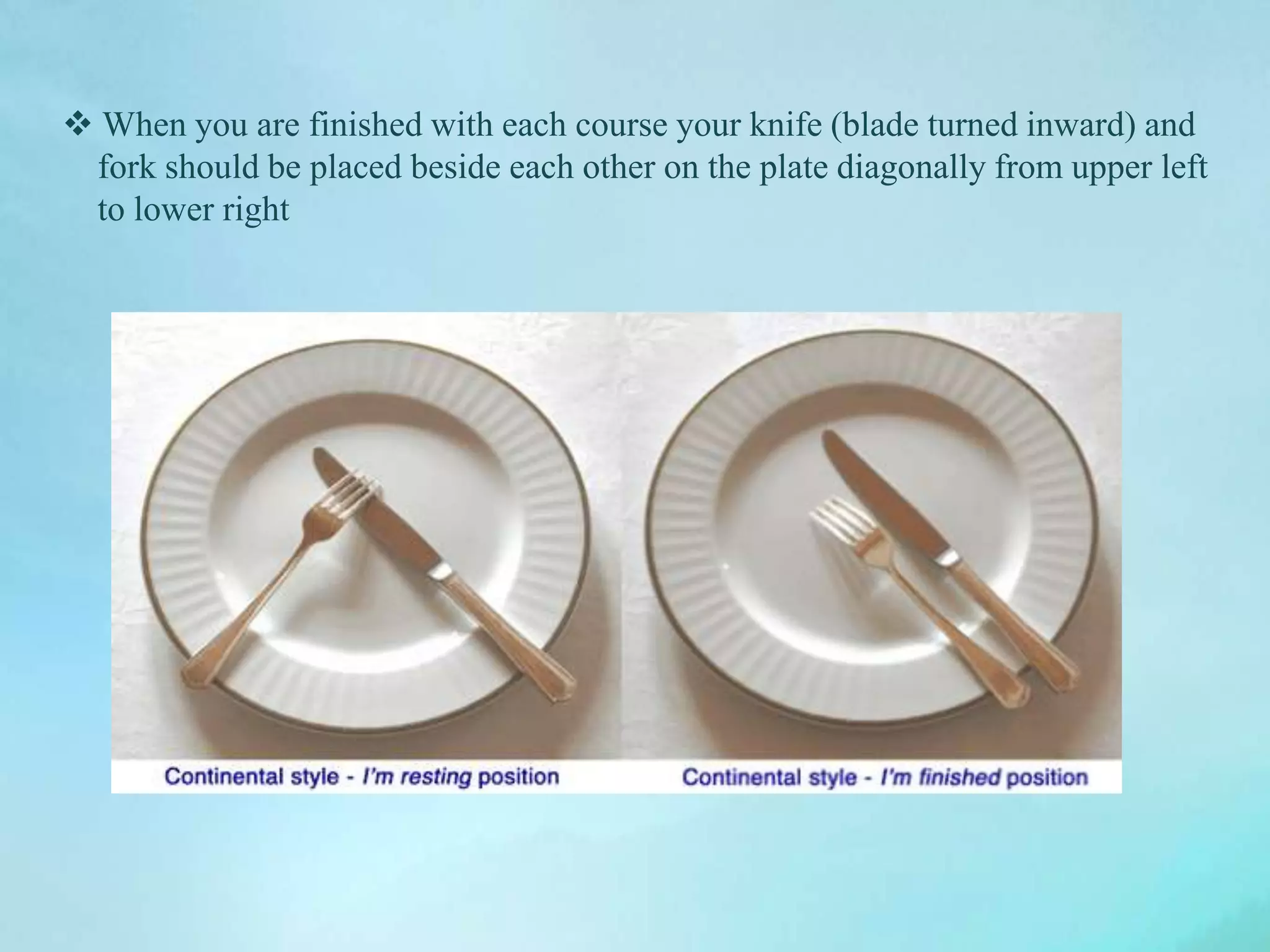 TABLE MANNERS AND DINING ETIQUETTES | PPTX