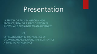 How to present a Presentation | PPT