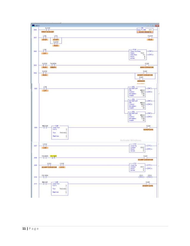 BOTTLE LINE SIMULLATION IN LOGIXPRO | DOCX | Computing | Technology & Computing