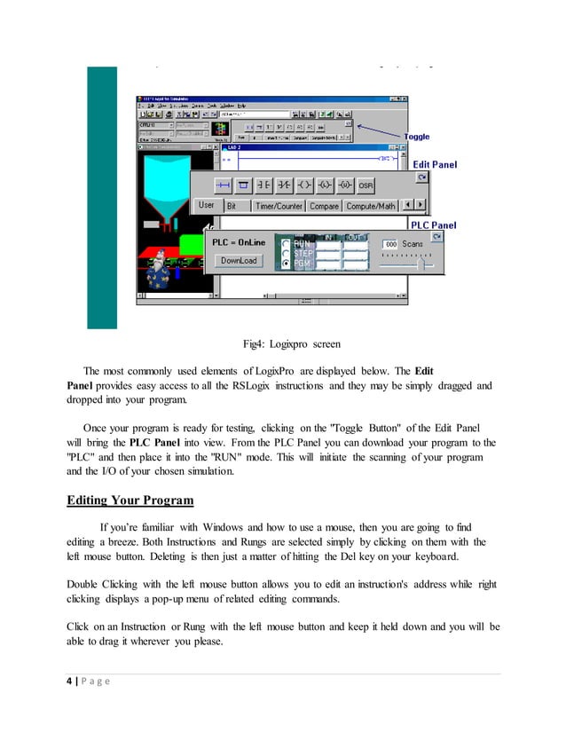 BOTTLE LINE SIMULLATION IN LOGIXPRO | DOCX | Computing | Technology & Computing