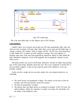 BOTTLE LINE SIMULLATION IN LOGIXPRO | PDF