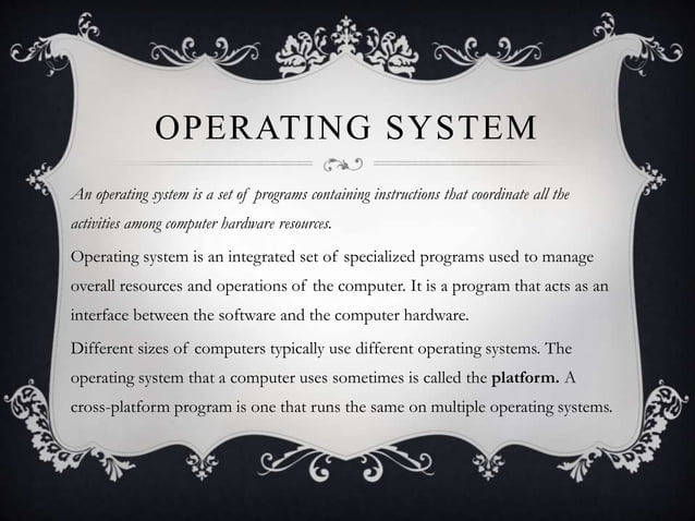 operating system | PPTX