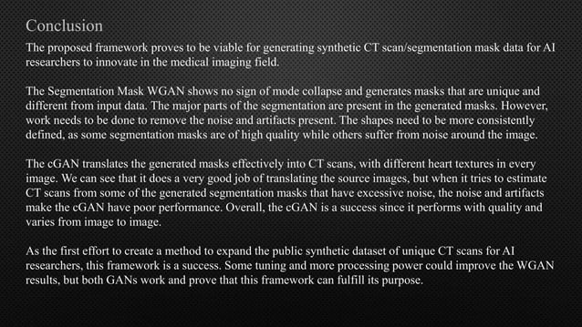 CT Scan Synthesis | Tejas Prabhune | PPT