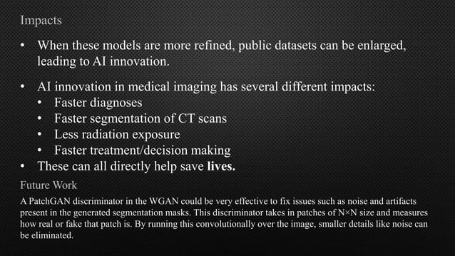 CT Scan Synthesis | Tejas Prabhune | PPT