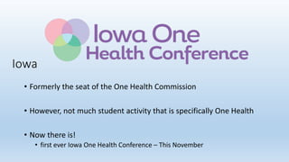 Students In One Health: Recent developments and moving forward | PPT