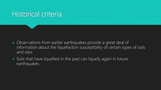 soil Liquefaction in Geotechnical Engineering | PPTX