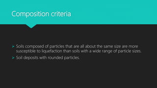 soil Liquefaction in Geotechnical Engineering | PPTX