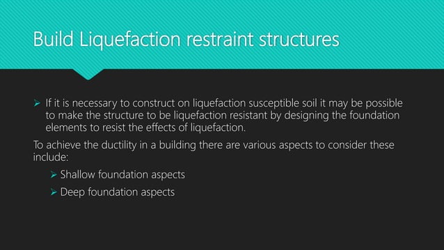 soil Liquefaction in Geotechnical Engineering | PPTX