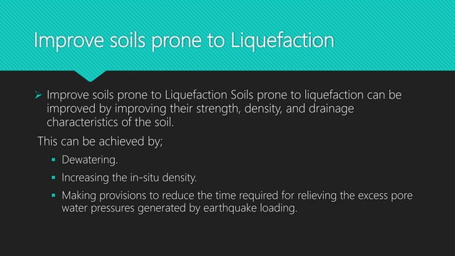 soil Liquefaction in Geotechnical Engineering | PPTX