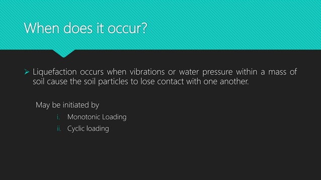soil Liquefaction in Geotechnical Engineering | PPTX
