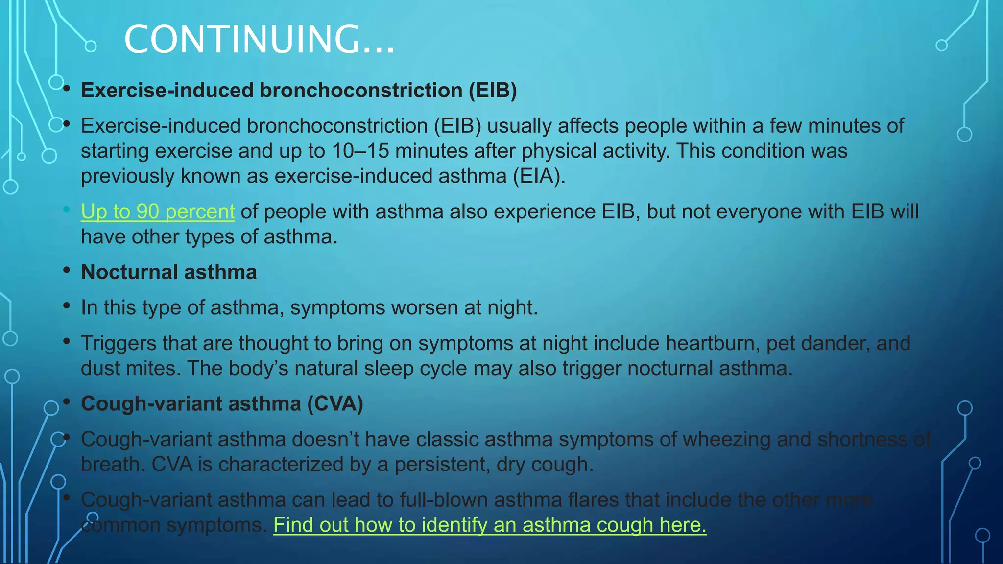 Presentation of Asthma | PPTX