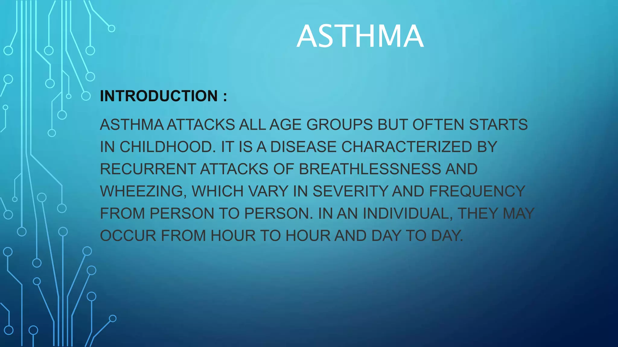 Presentation of Asthma | PPTX