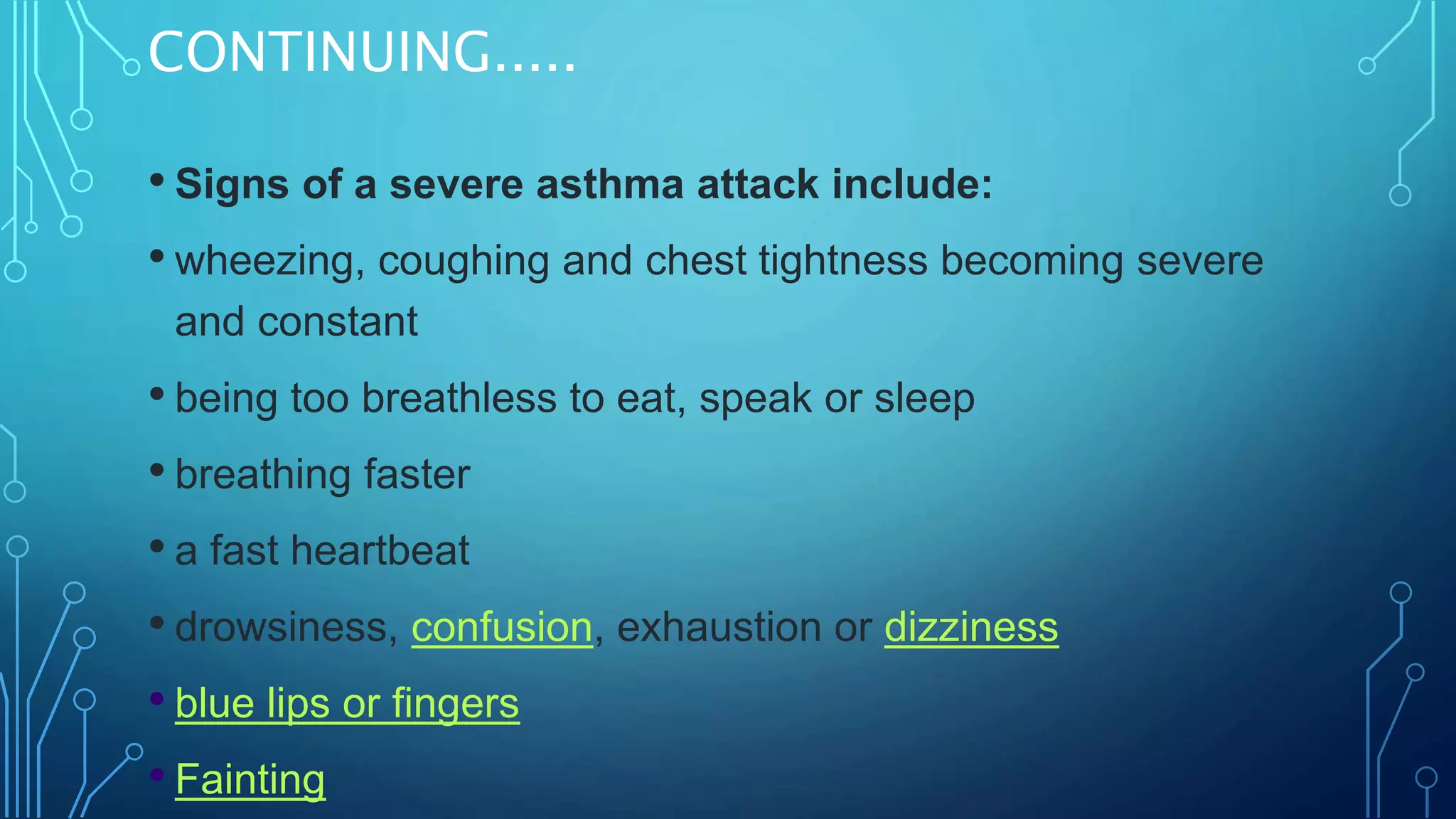 Presentation of Asthma | PPTX