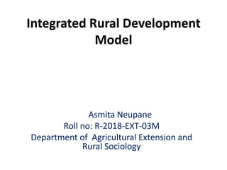 Integrated Rural Development Model | PPTX