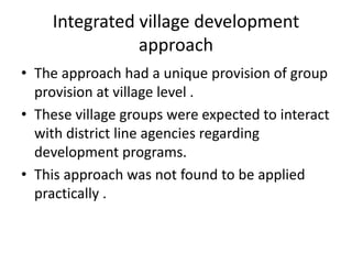 Integrated Rural Development Model | PPTX