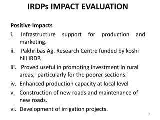 Integrated Rural Development Model | PPTX