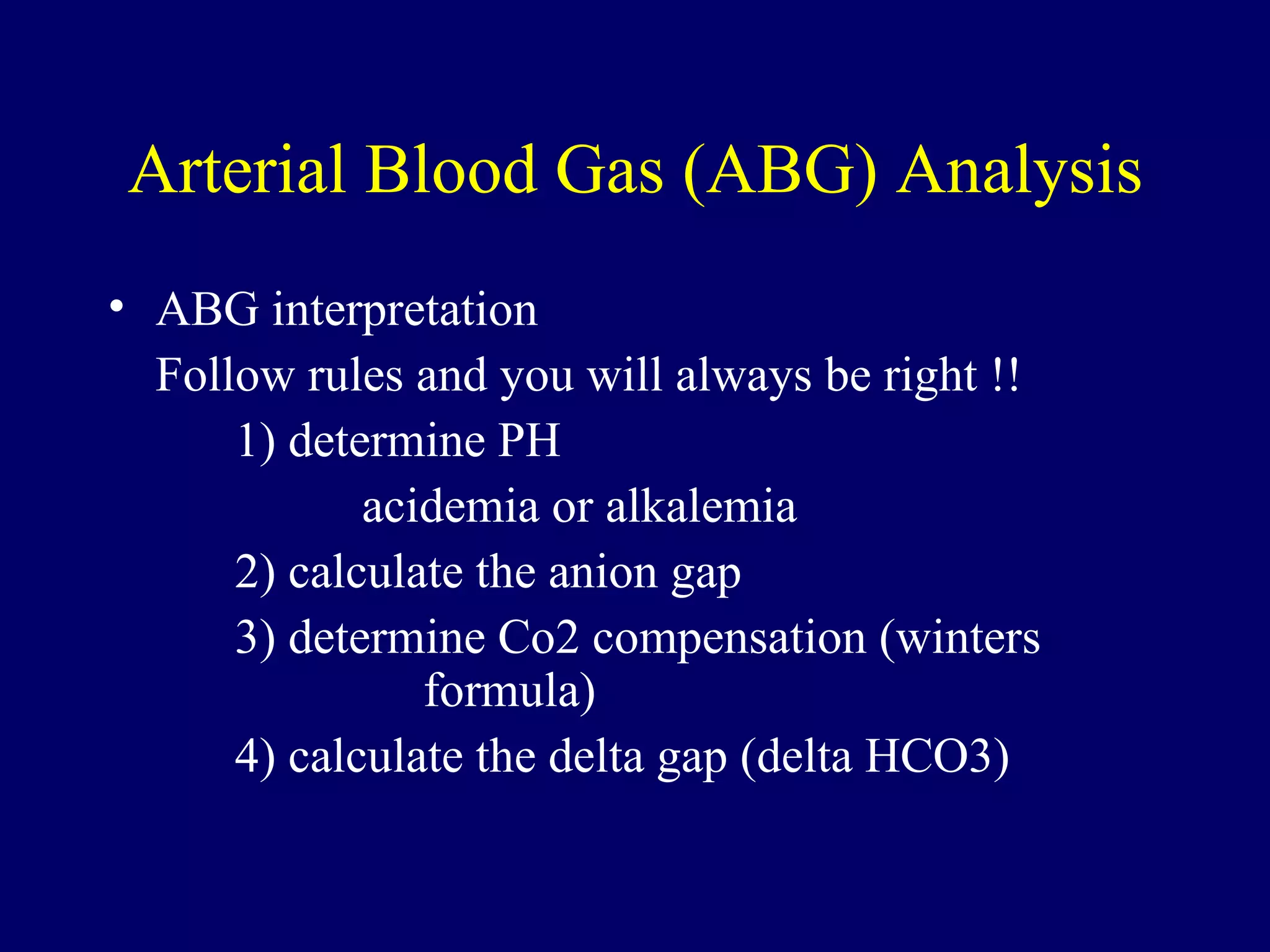Presentation 2006 Rcsw Acid Base Analysis | PPT | Lung and Respiratory ...