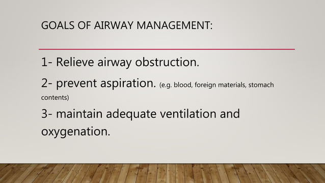 Basic Airway Management | PPTX | Ear, Nose and Throat Conditions ...
