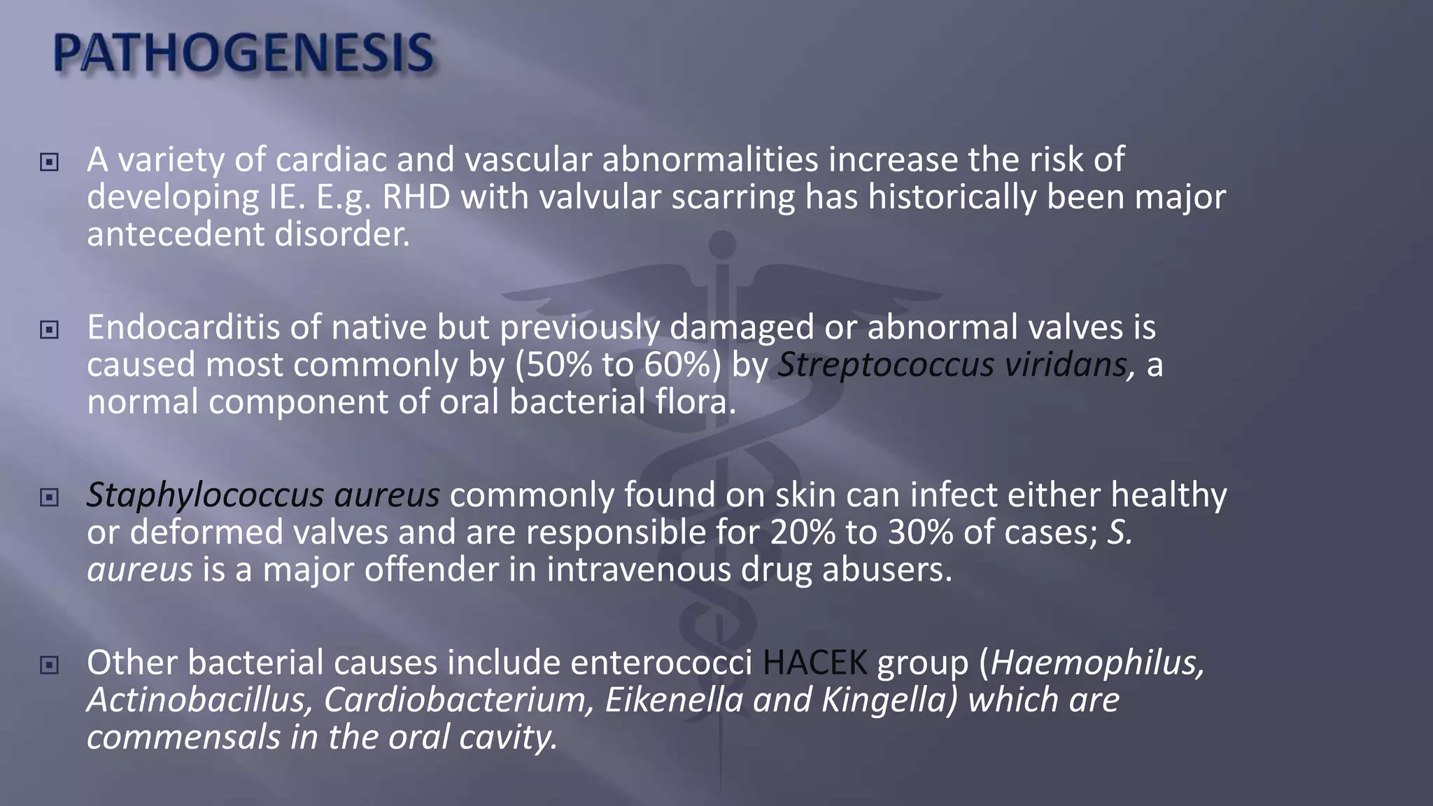 Antibiotics prophylaxis for Infective Endocarditis | PPTX