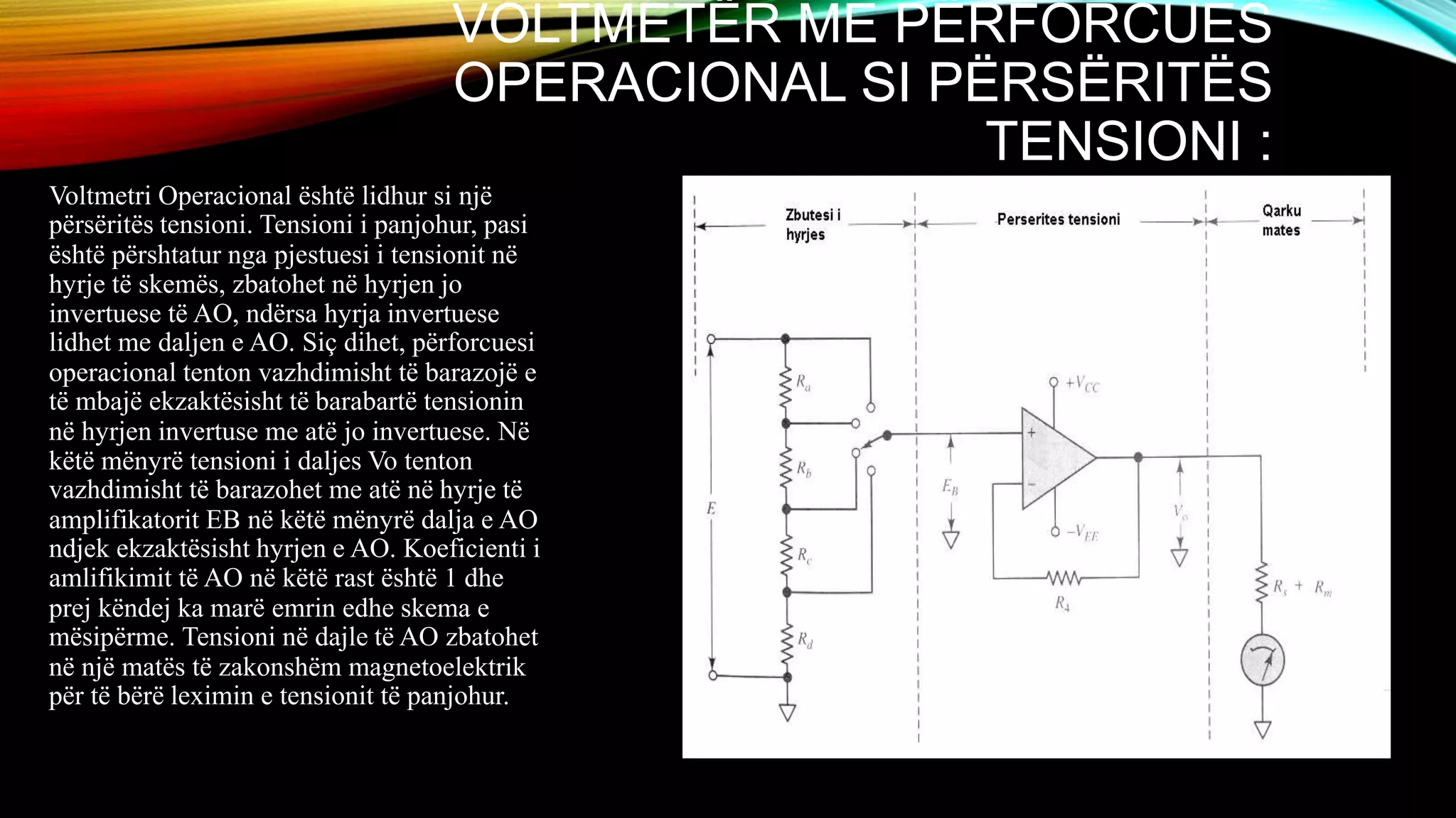 Voltmetrat elektronik | PPTX