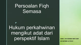 Adat perkahwinan | PDF