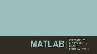 Introduction of Matlab | PPT